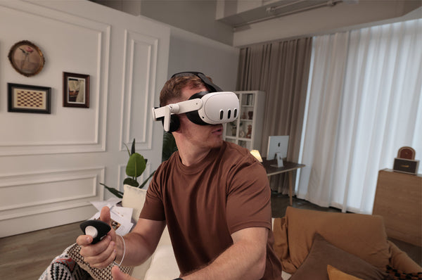 Must-Have Meta Quest 3 Accessory: KIWI K4 Duo Audio Head Strap with Battery